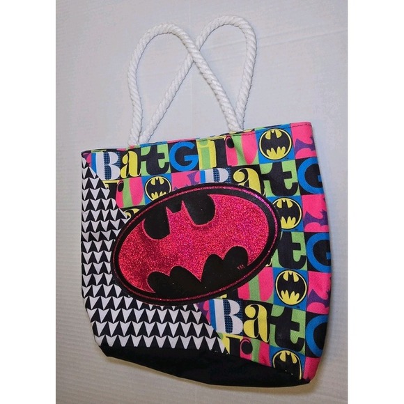 DC Comics | Bags | Dc Comics Multicolored Canvas Batgirl Carry Along ...